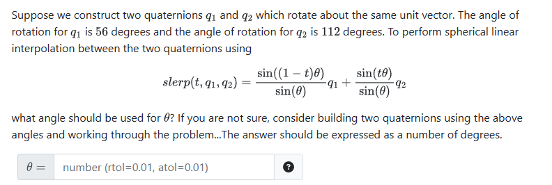 Solved Suppose we construct two quaternions q1 ﻿and q2 | Chegg.com