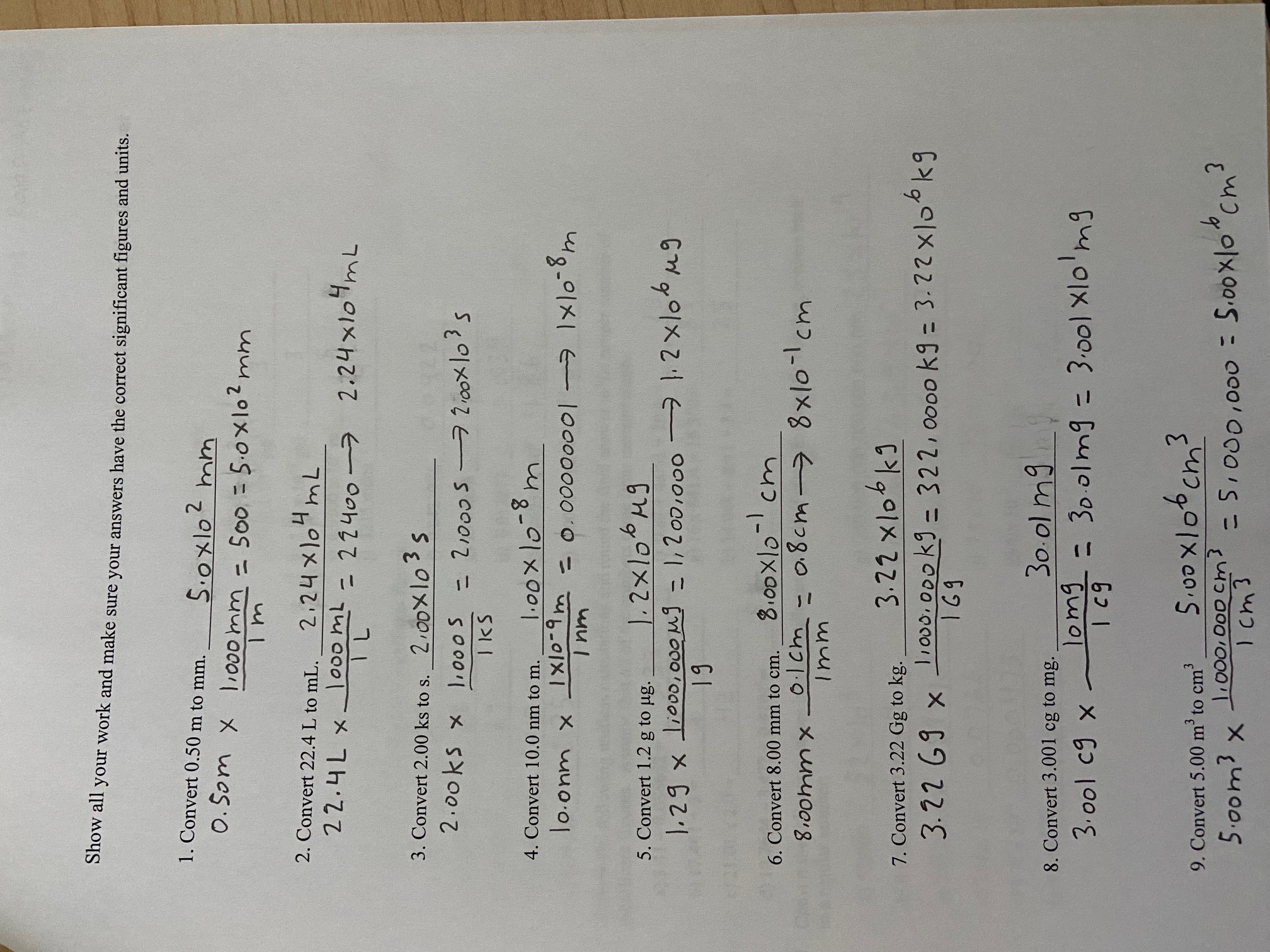 Solved Show all your work and make sure your answers have | Chegg.com