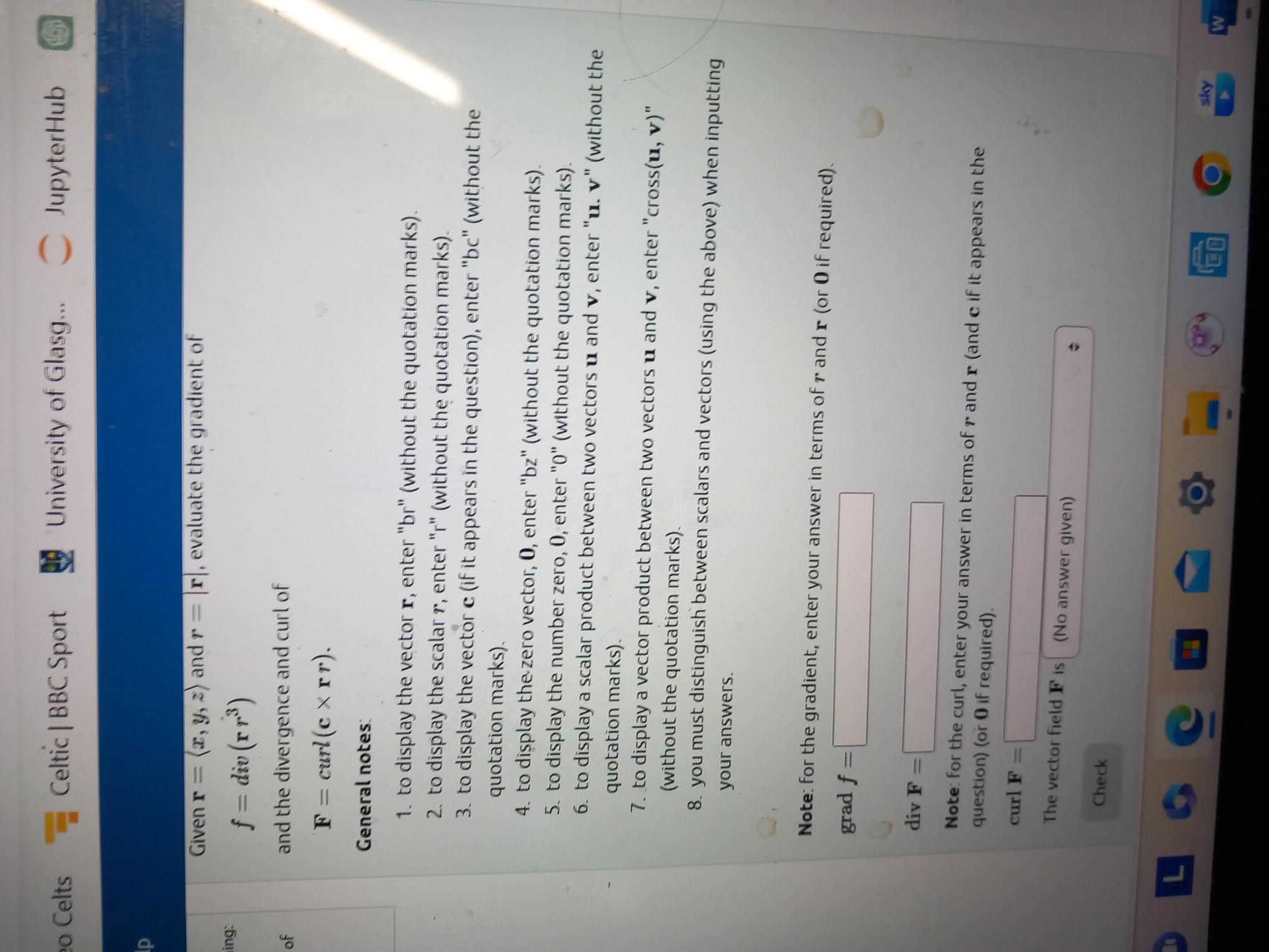 Solved Given r=(:x,y,z:) ﻿and r=|r|, ﻿evaluate the gradient | Chegg.com