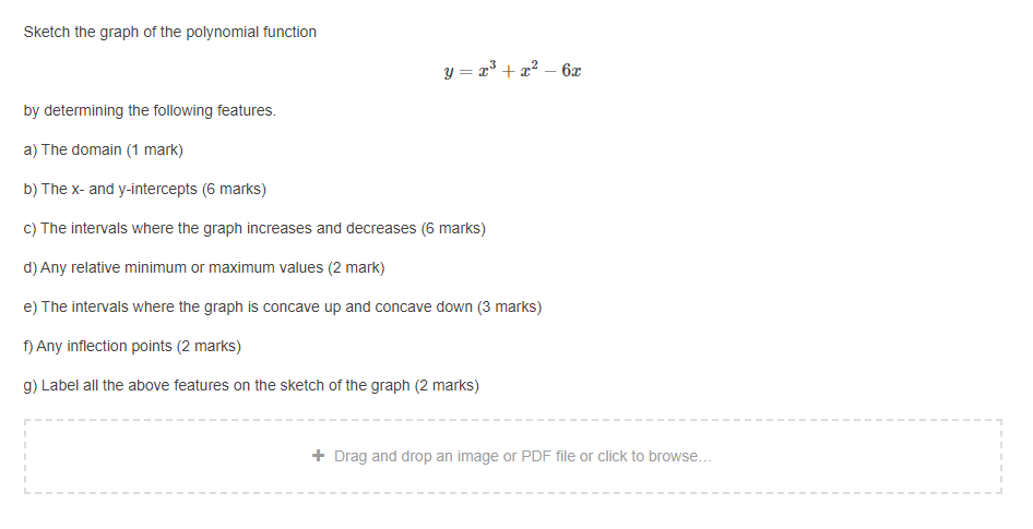 Solved Sketch the graph of the polynomial | Chegg.com