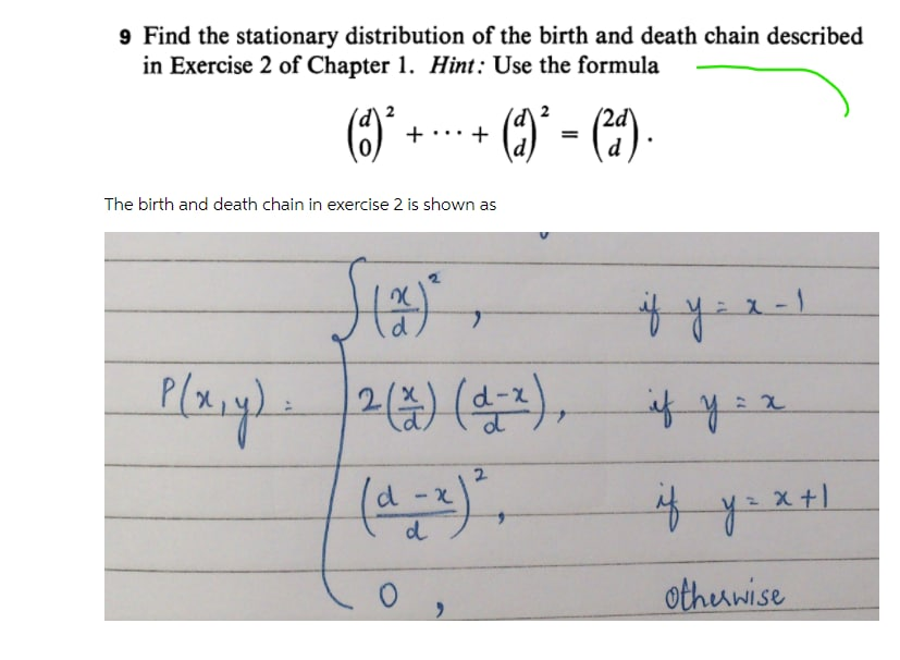 Solved 9 Find the stationary distribution of the birth and | Chegg.com