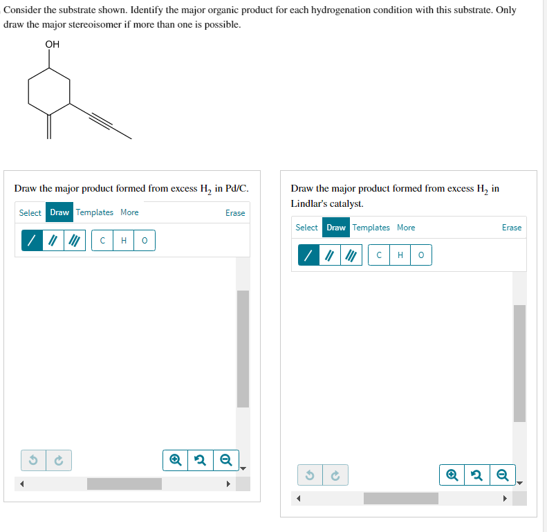 Solved Consider the substrate shown. Identify the major | Chegg.com