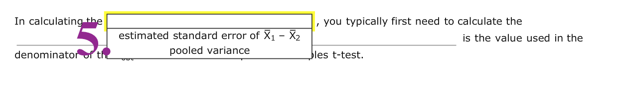 Solved Aa Aa E 4. Differentiating pooled variance and the | Chegg.com