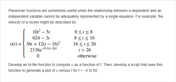 Solved Piecewise functions are sometimes useful when the | Chegg.com