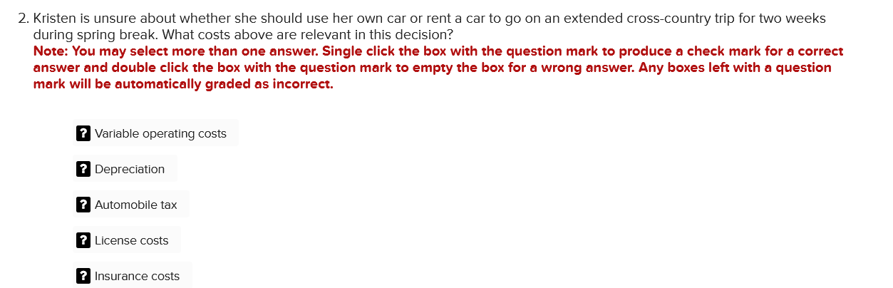 Solved The Variable Operating Cost Consists Of Gasoline