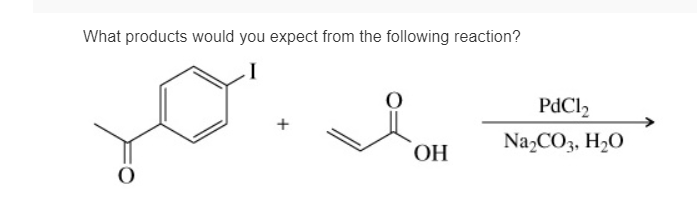 Solved What products would you expect from the following | Chegg.com
