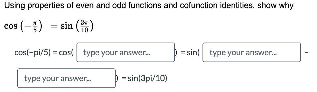 Solved Using properties of even and odd functions and | Chegg.com