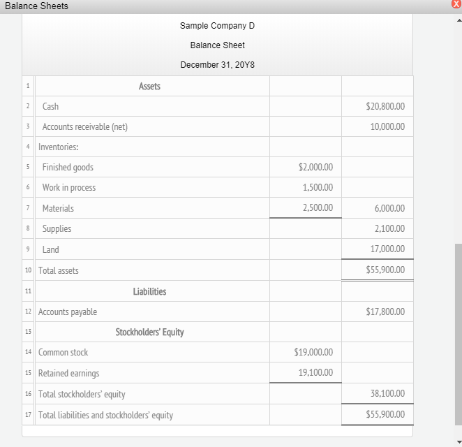 Solved Income Statement A (scroll down for Income Statement | Chegg.com