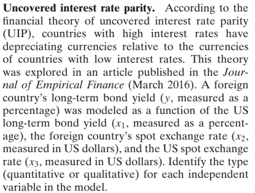 Solved Uncovered interest rate parity. According to the | Chegg.com