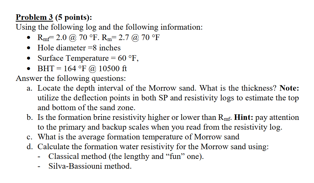 Solved Problem 3 (5 points): Using the following log and the | Chegg.com