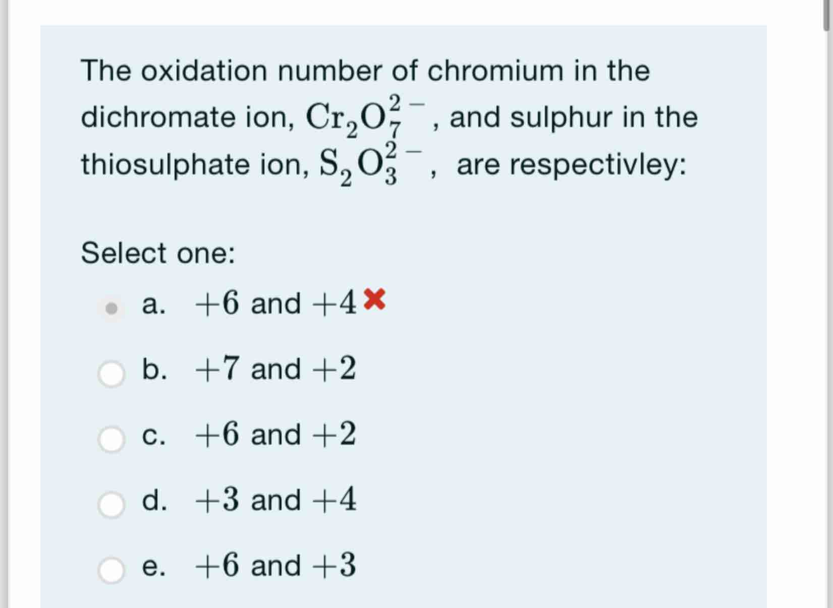 High Quality SOLUTION The oxidation number of ﻿chromium in ﻿thedichromate | Chegg.com