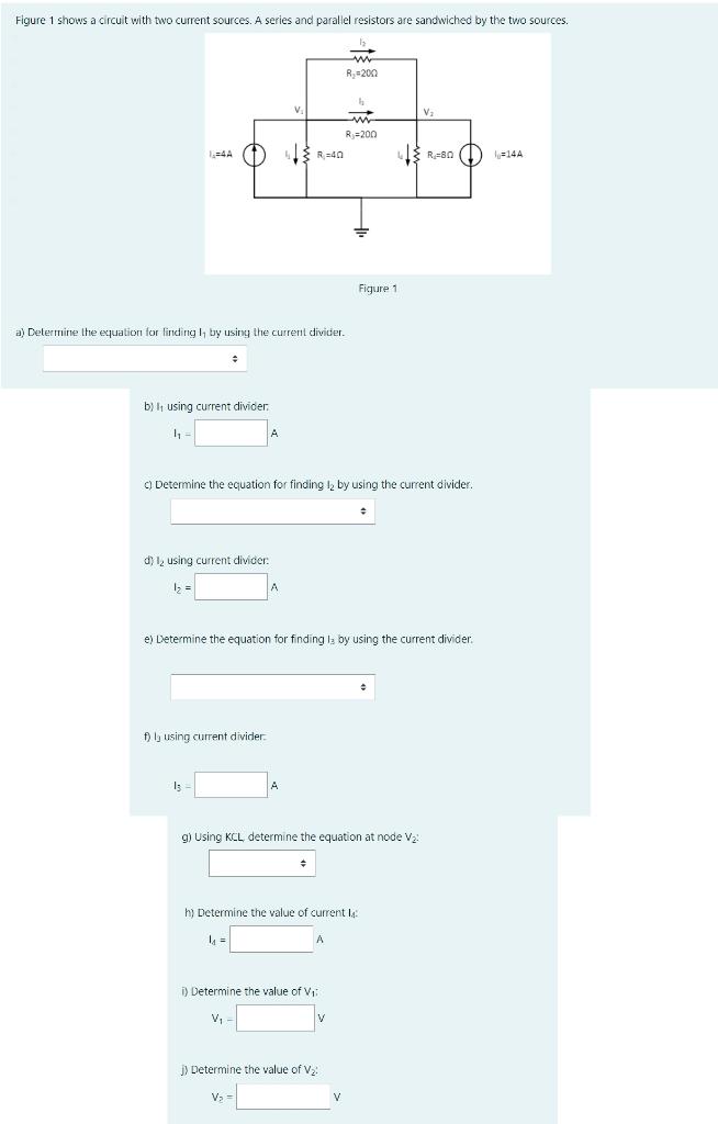 Solved Figure 1 shows a circuit with two current sources. A | Chegg.com