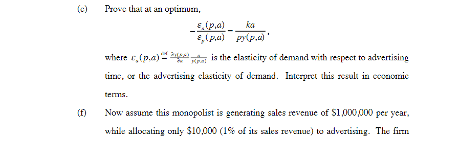 7. From intermediate microeconomic theory, you have | Chegg.com