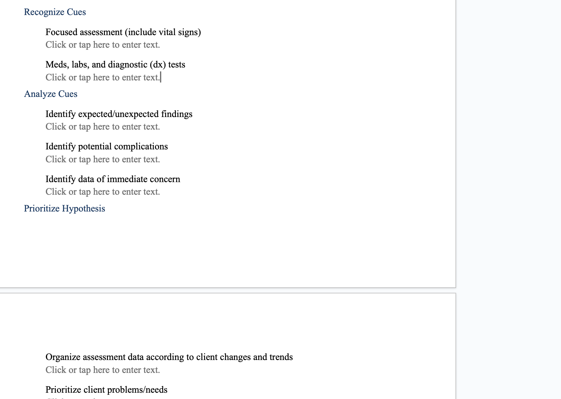 Solved I attached case study and template below. Do it | Chegg.com