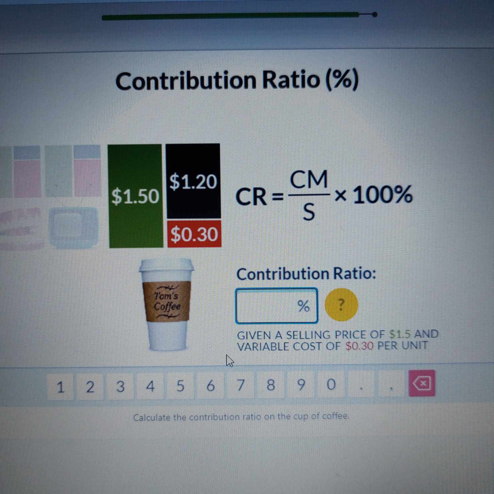 Solved Contribution Ratio | Chegg.com