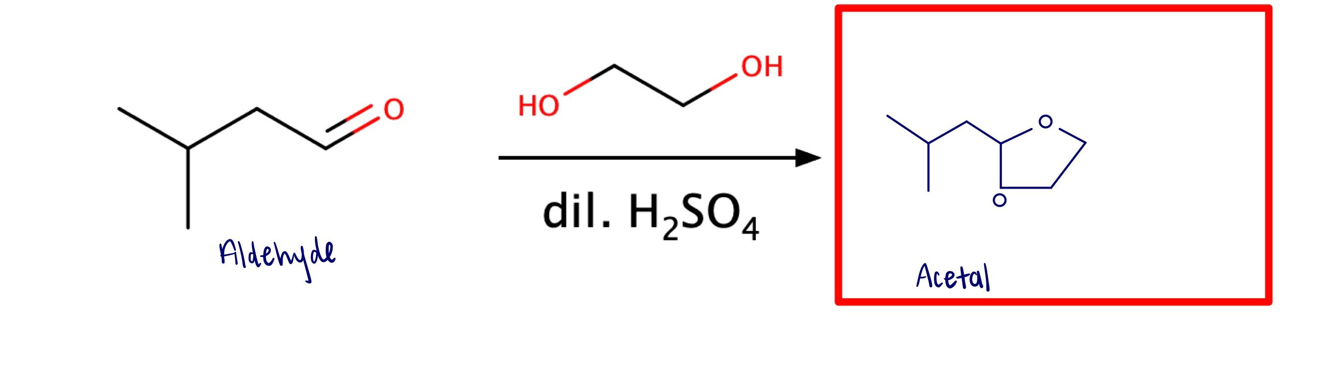 Solved Aldehyde Acetal | Chegg.com