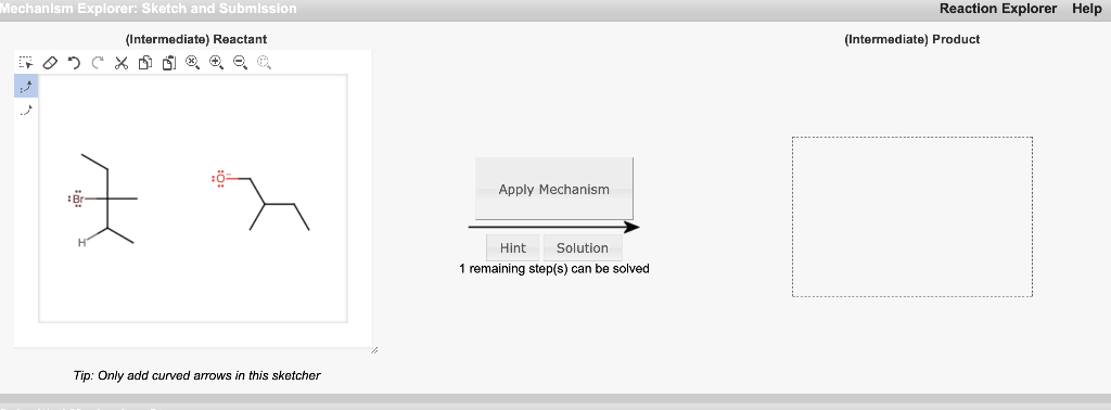 Solved Mechanism Explorer: Sketch and Submission | Chegg.com