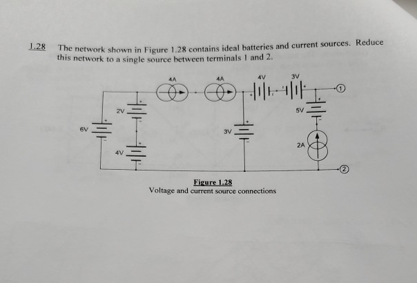 Solved 1.28 The network shown in Figure 1.2 this network to | Chegg.com
