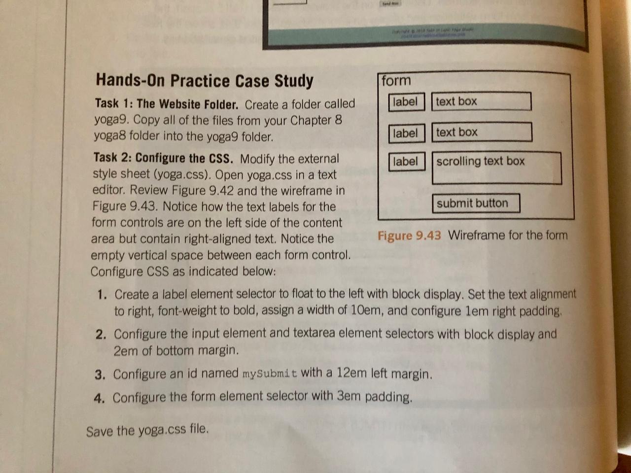 Solved HTML5 Web Development : Chapter 9 Case Study : Yoga | Chegg.com