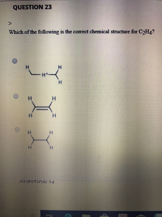 Solved QUESTION 23 Which of the following is the correct | Chegg.com