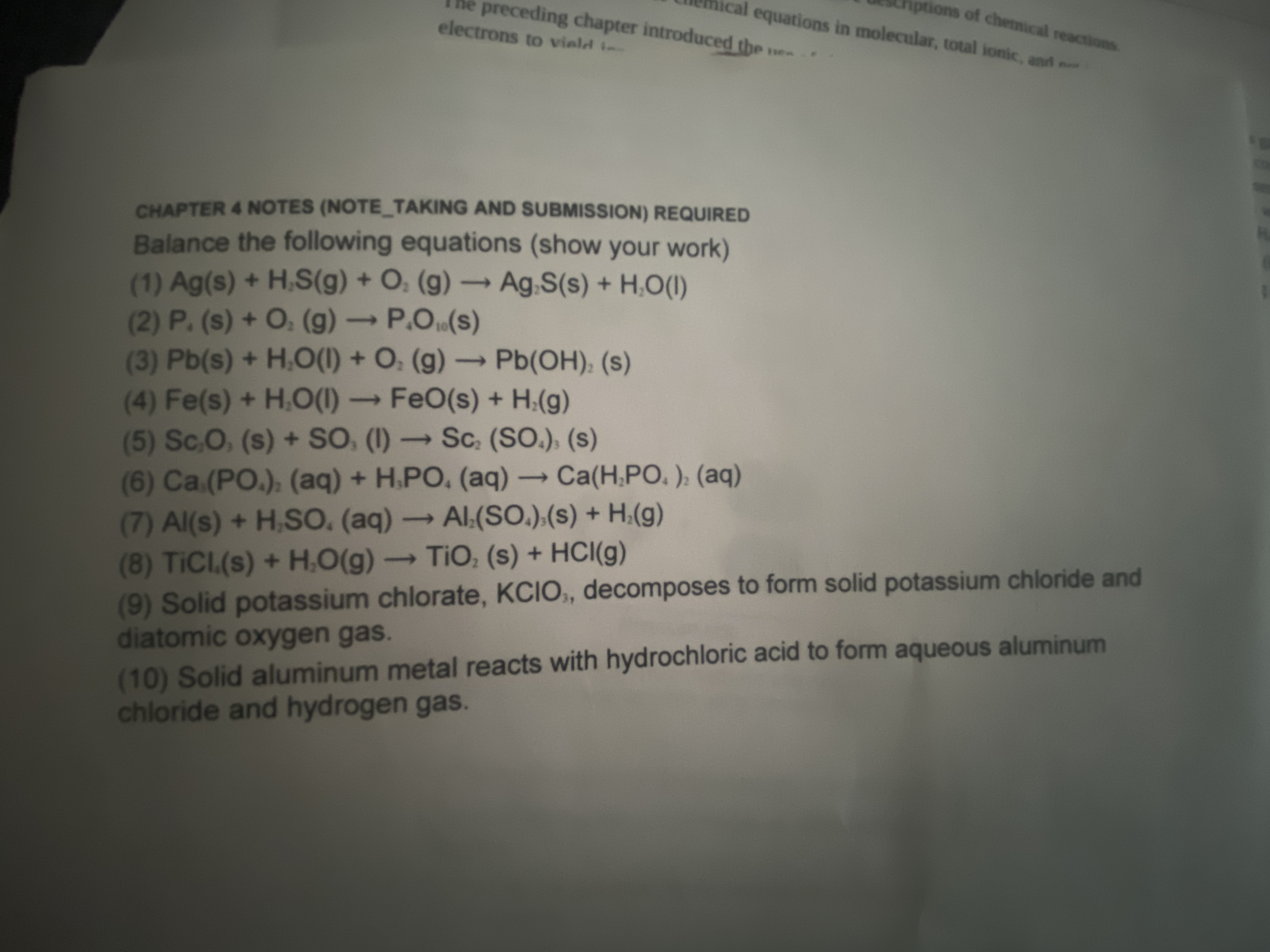 Solved electrons to viald in introduced the nen CHAPTER 4 | Chegg.com