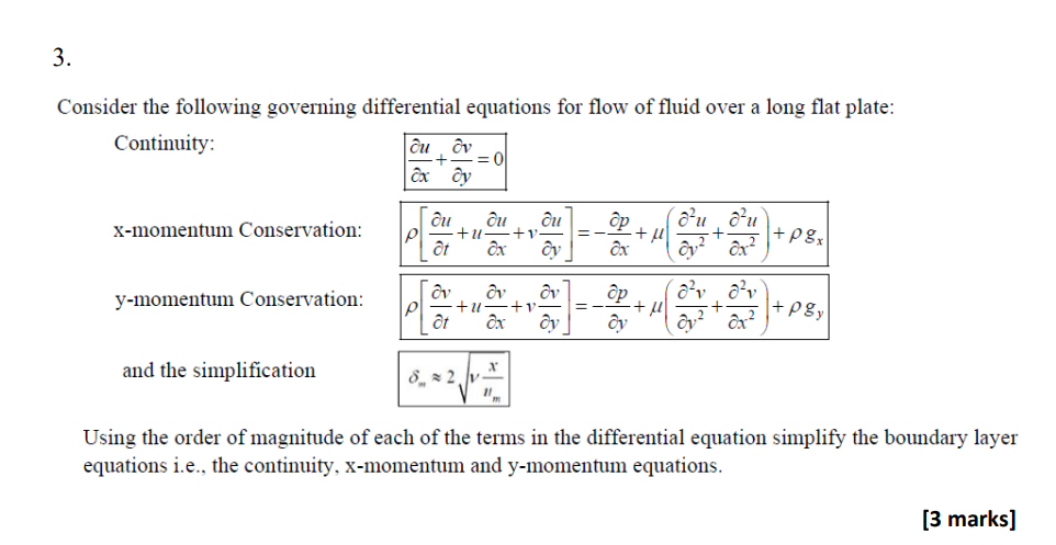 Solved 3. Consider the following governing differential | Chegg.com