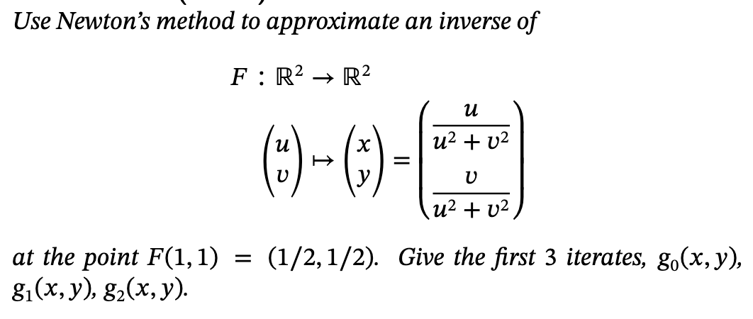 Solved Use Newton's method to approximate a solution to | Chegg.com