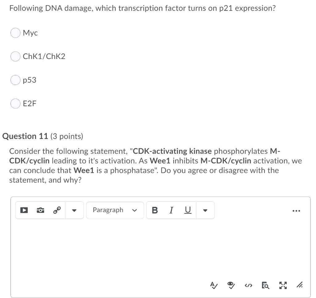 Solved Would E2F be described as a proto-oncogene or a | Chegg.com