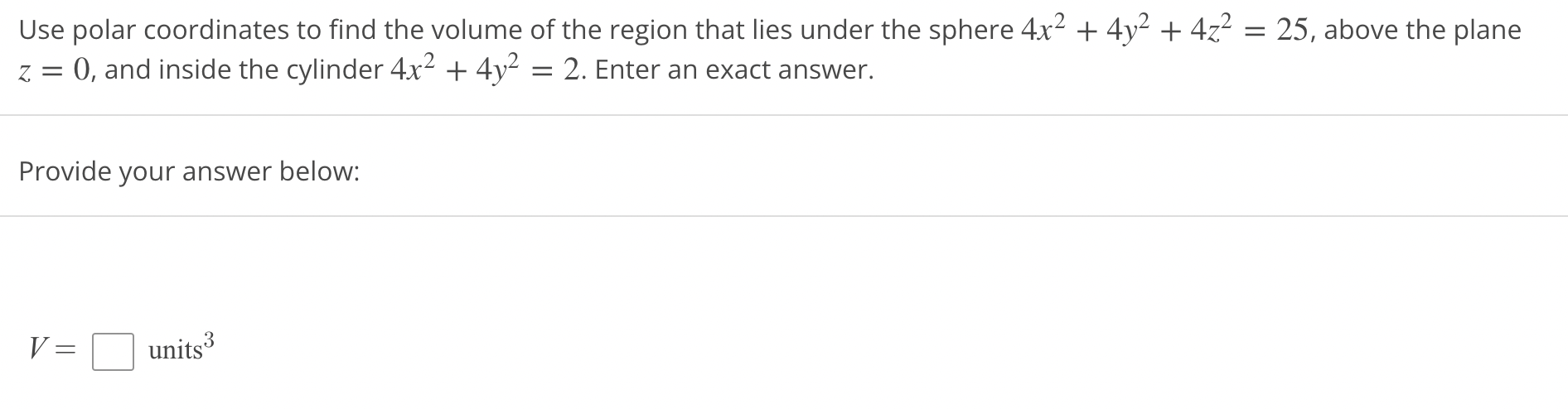 Solved Use Fubini's Theorem to set up an iterated double | Chegg.com