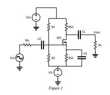 Solved Part 2. Common-Source Amplifier Theoretical Analysis | Chegg.com