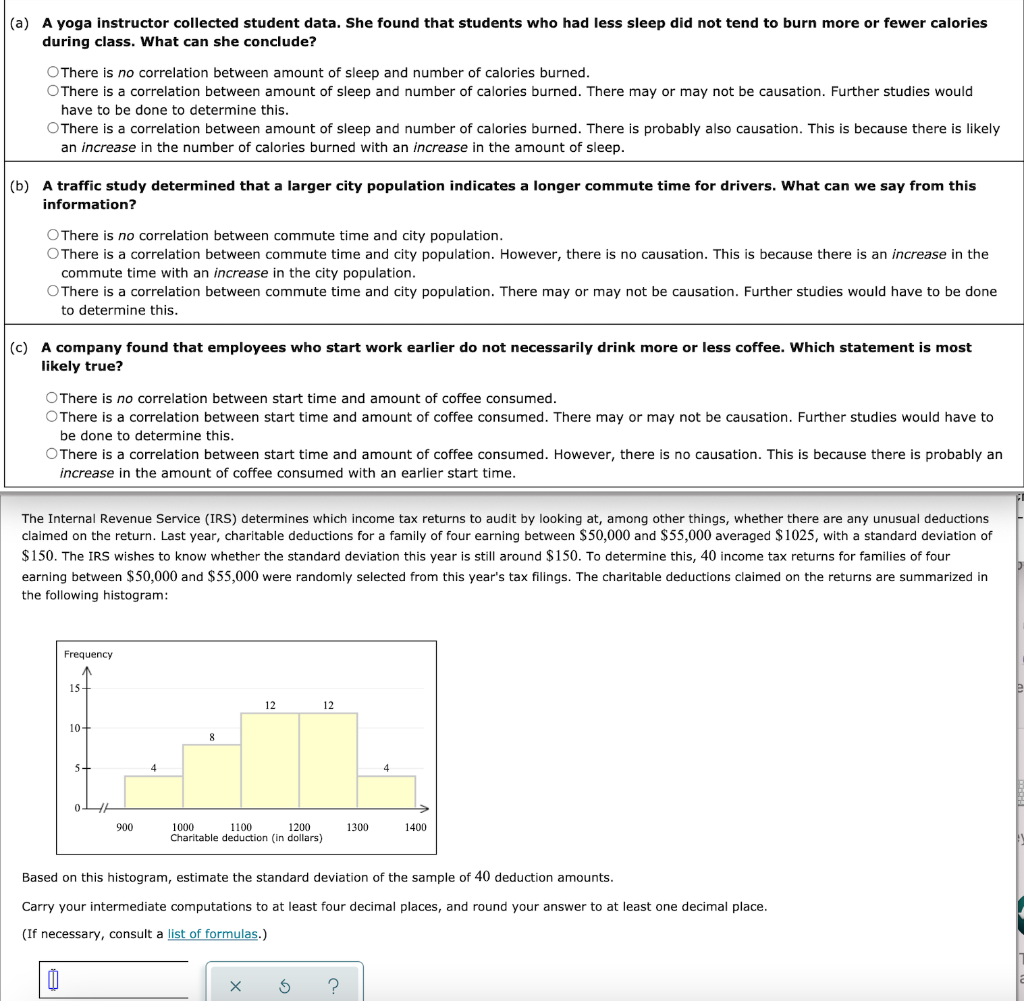 Solved (a) A yoga instructor collected student data. She | Chegg.com