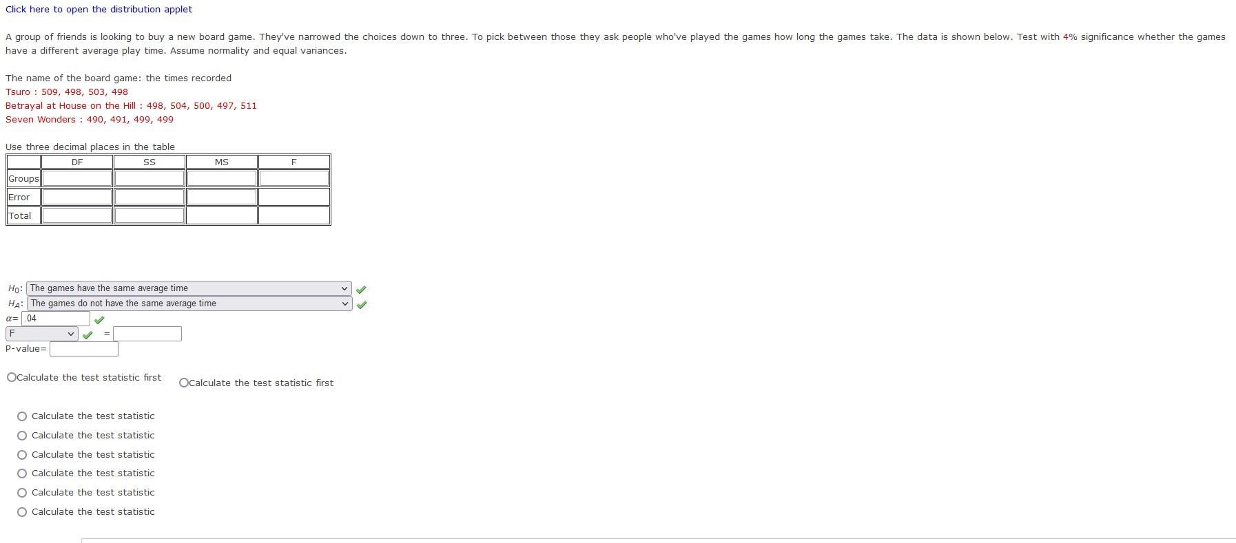 Solved Click here to open the distribution applet A group of | Chegg.com