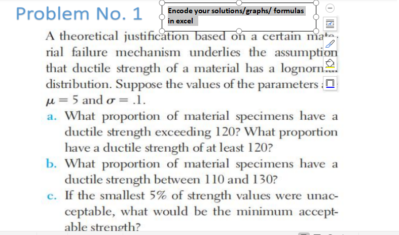 Solved Encode your solutions/graphs/ formulas in excel RE | Chegg.com