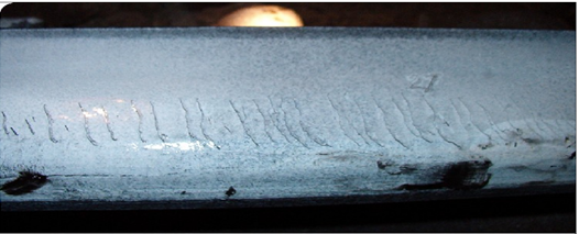 Solved The figure below shows rail head checks due to | Chegg.com