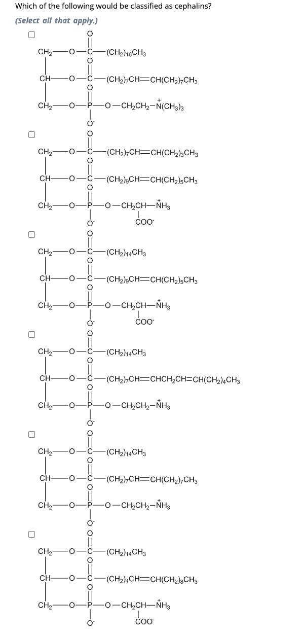 Solved Which of the following would be classified as | Chegg.com