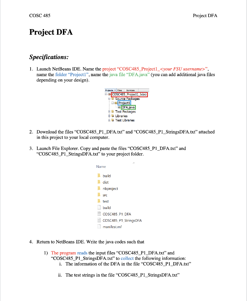Solved Please write the full program as stated in the | Chegg.com