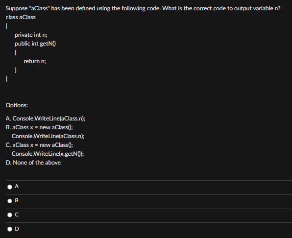 Solved To define a class, we are going to define: Variables | Chegg.com