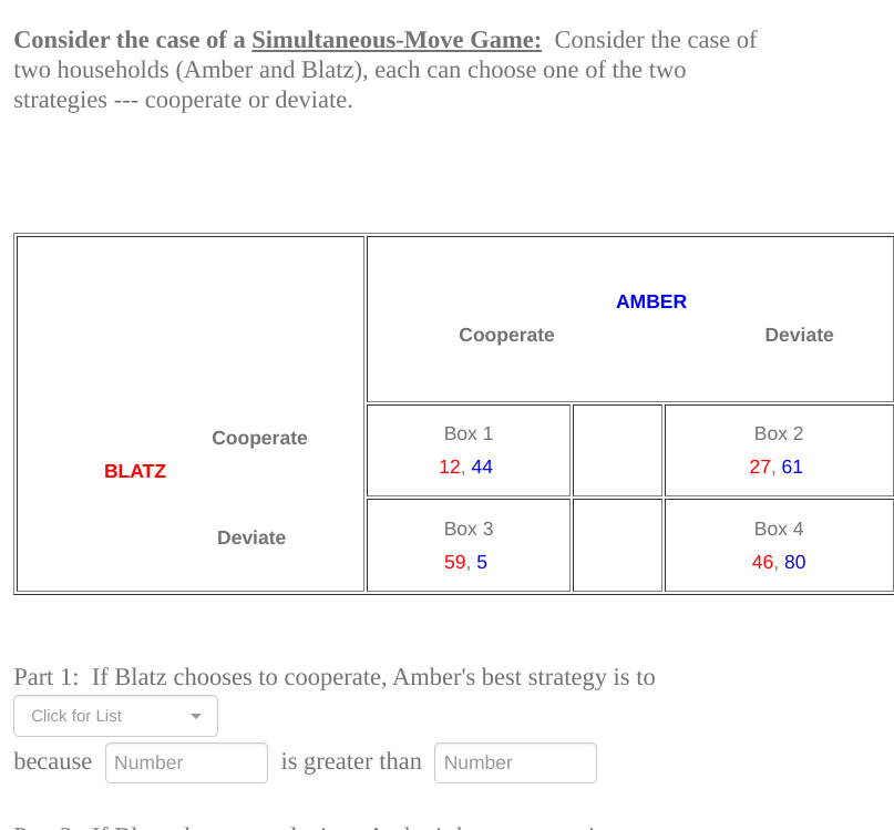 Solved 18 points Consider the case of a Simultaneous-Move | Chegg.com