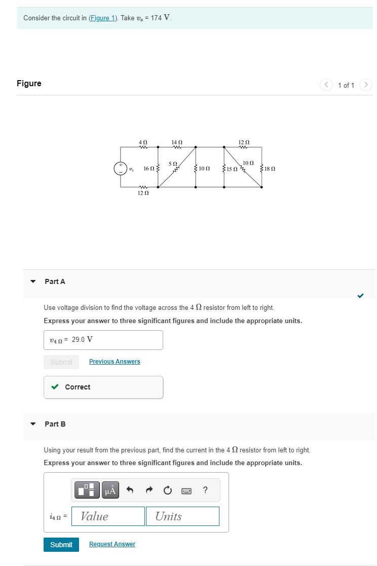 Solved Consider the circuit in (Figure 1). ﻿Take | Chegg.com