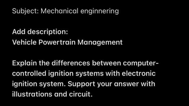 Solved Subject: Mechanical enginnering Add description: | Chegg.com