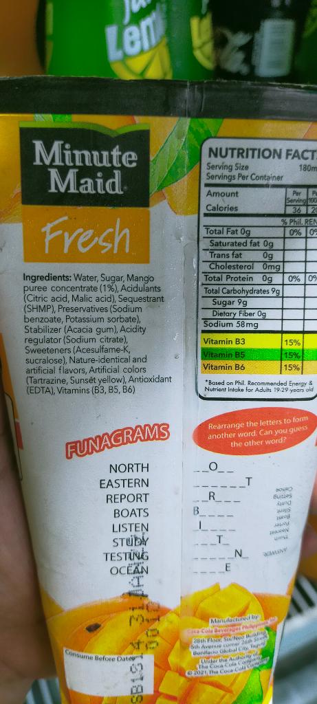 Compound Examples Food