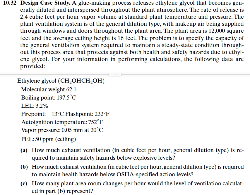 Solved 10.32 Design Case Study. A glue-making process | Chegg.com
