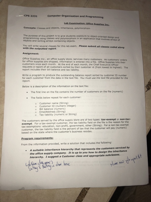 Solved CPS 2231 Computer Organization and Programming | Chegg.com