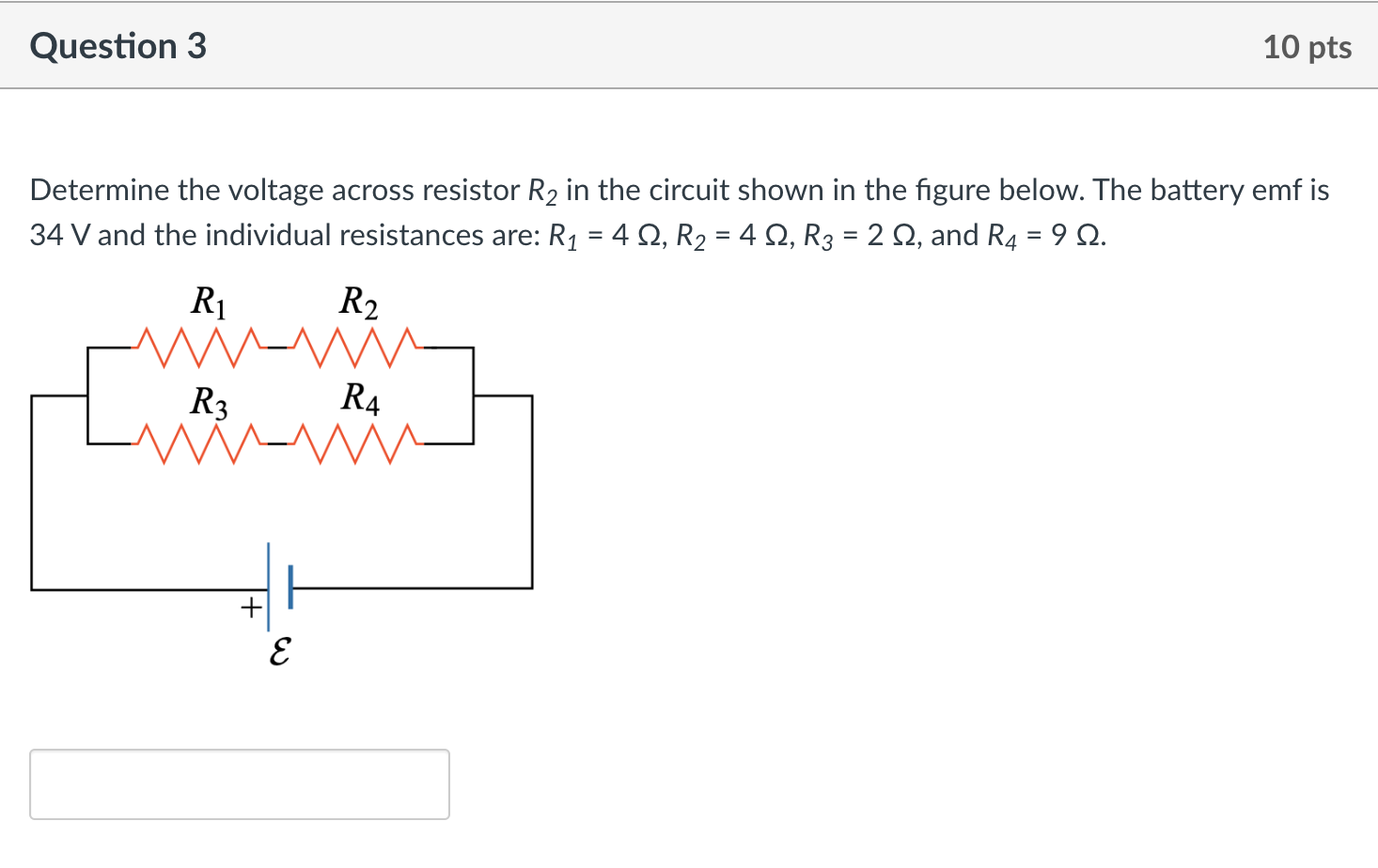 Solved Determine the voltage across resistor R2 in the | Chegg.com