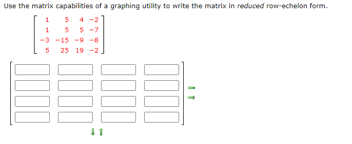 Solved Use the matrix capabilities of a graphing utility to | Chegg.com