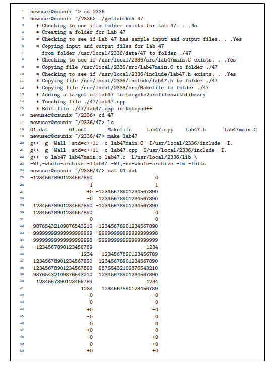 Solved Extend the BigInt class from Labs 45 and 46 to | Chegg.com