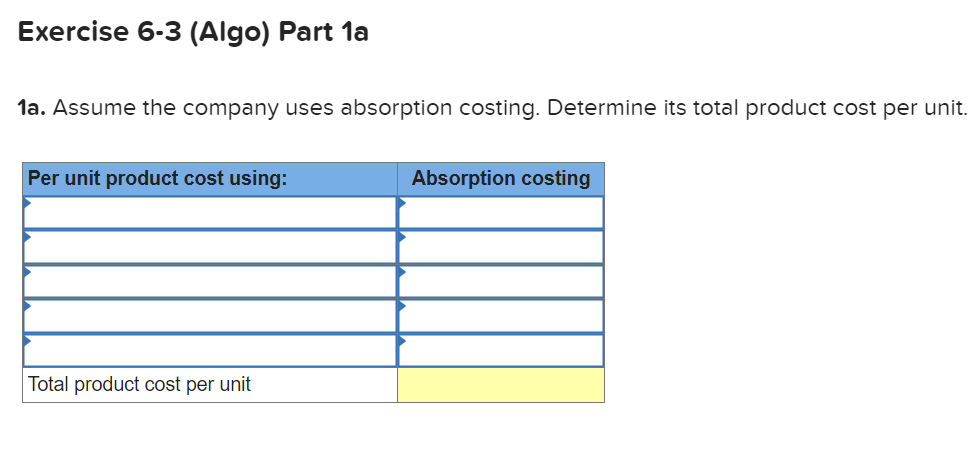 Solved Required information Exercise 6-3 (Algo) Income | Chegg.com