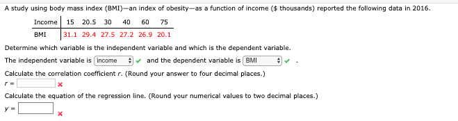 Solved A study using body mass index (BMI)-an index of | Chegg.com