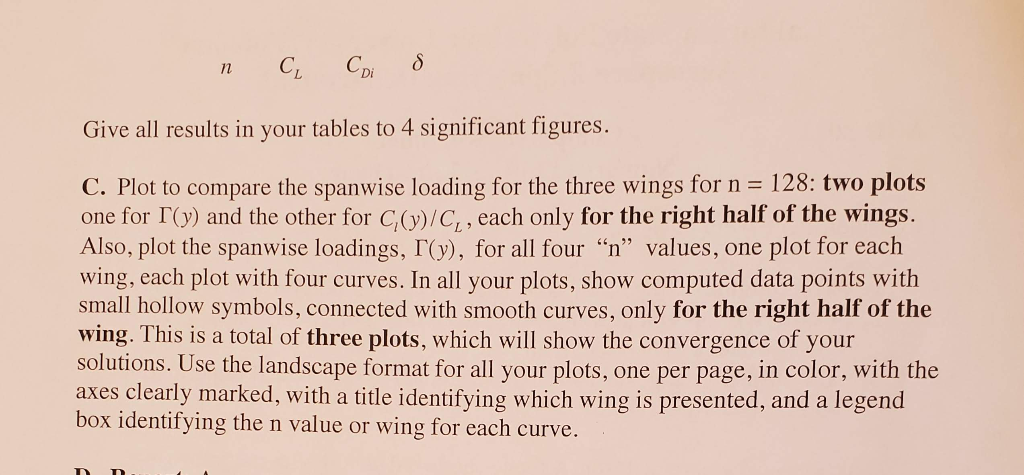 Consider three wing designs: 1. A rectangular wing, | Chegg.com