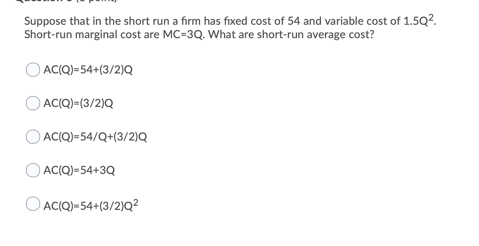 Solved 11 PONT Suppose that in the short run a firm has | Chegg.com